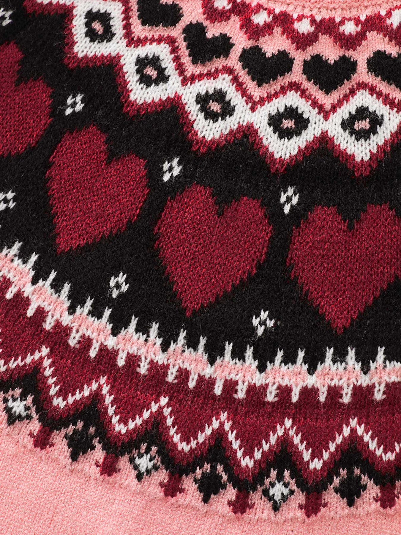 Fair-Isle Love Jacquard Pullover – BloomChic-AU
